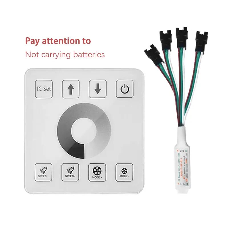 Радиочастотный беспроводной контроллер 86, панельный переключатель, монохромный белый свет, контроллер для бега, гибкая световая лента, сенсорный диммер DC12-24