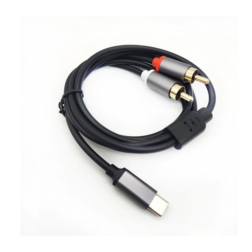 Аудиокабель rca типа c к двойной головке lotus head-3 м