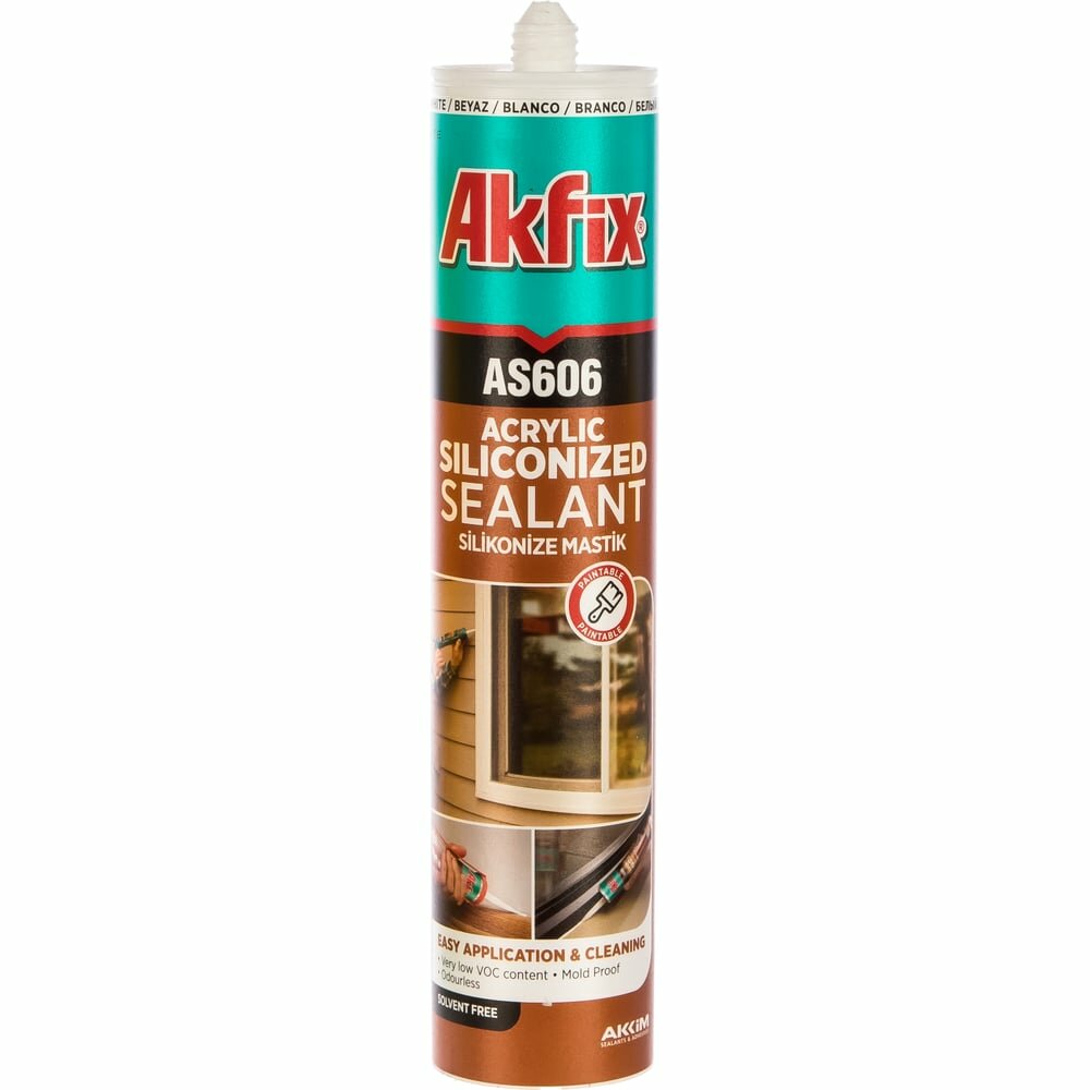 Силиконизированный акриловый герметик Akfix AS606