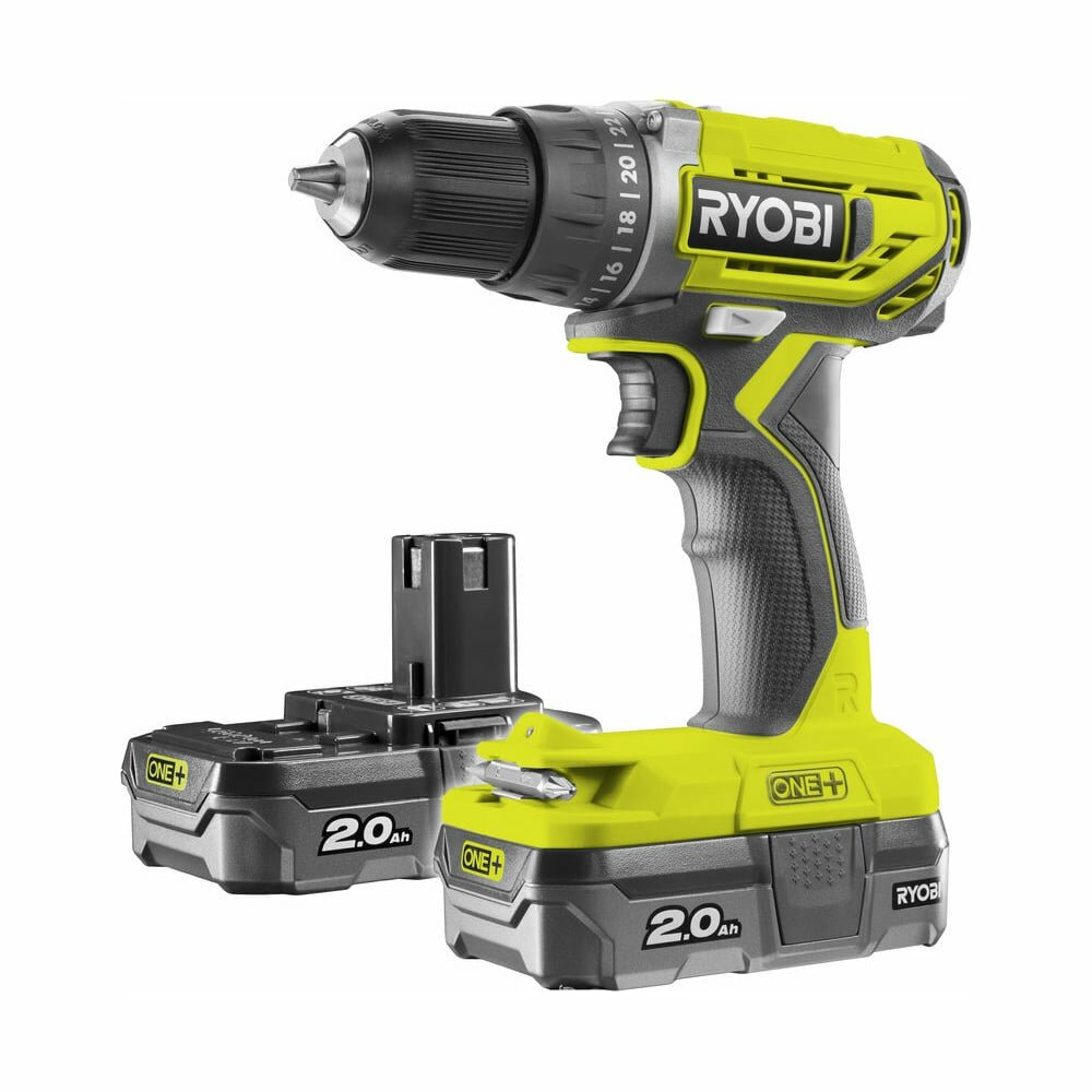 Аккумуляторная дрель-шуруповерт Ryobi R18DD2-220S