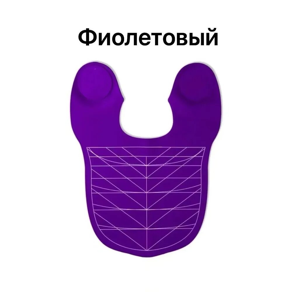 Воротник утяжелитель для пеньюара, каучуковая пелерина с линейкой, милькоуп парикмахерский