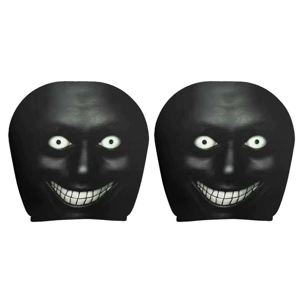 Маска на подголовник автомобиля, 2шт, черное