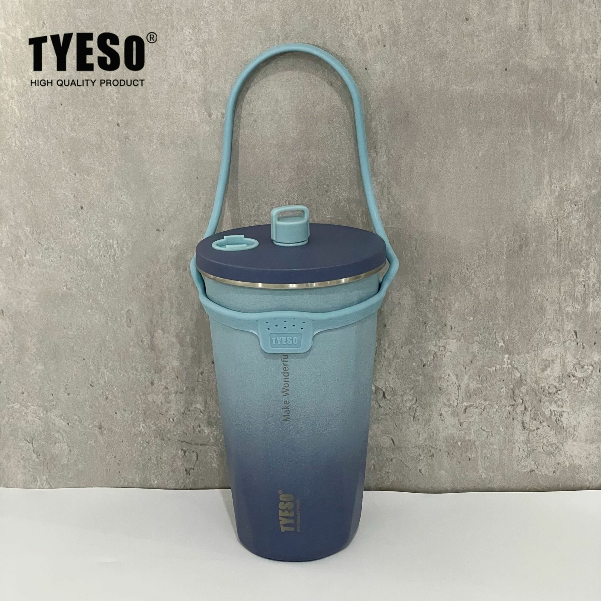 TYESO Taishuo новая кофейная чашка из нержавеющей стали ледяной хулиган изоляция Автомобильная соломенная чашка