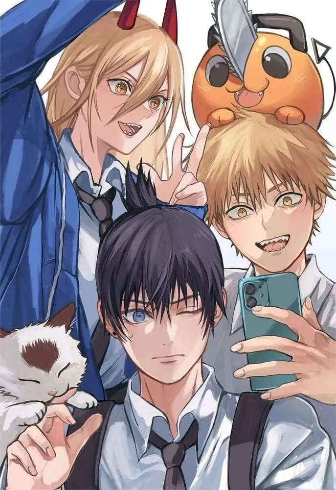 Алмазная Мозаика "Человек-бензопила" 40x50 См Алмазная Вышивка / Картина Стразами Подарков / Украшения