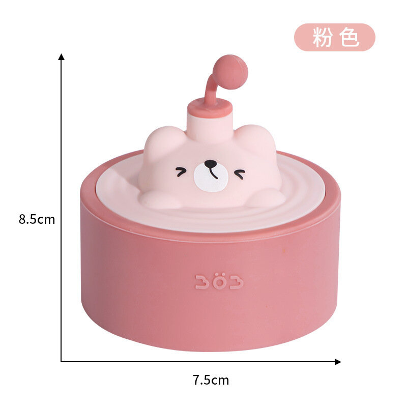 Медведь кубик льда милый замороженный кубик льда домашний силиконовый холодильник большой артефакт куба льда с крышкой