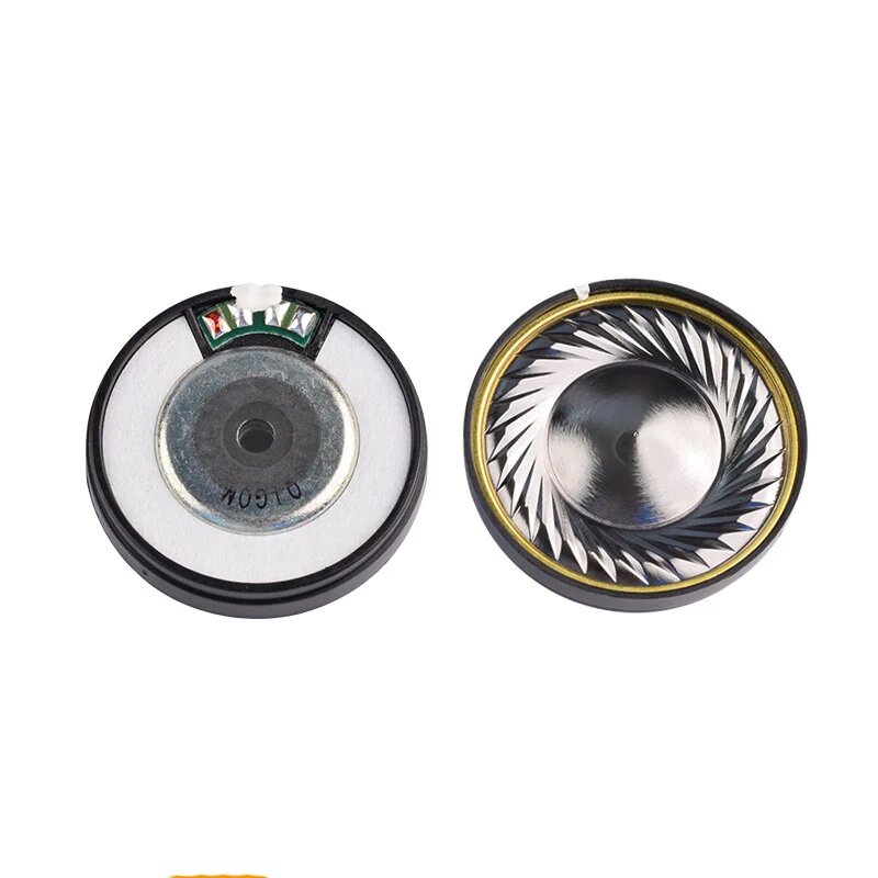Динамик для наушников с титановой диафрагмой 40 мм, 32 Ом, полночастотные драйверы для наушников