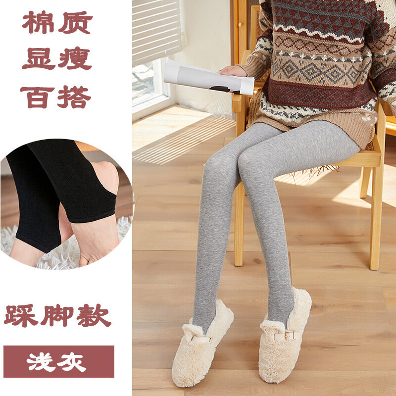 Колготки для беременных с хлопковыми вертикальными полосками, осенне-зимние, на флисовой подкладке, утепленные, с регулируемой поддержкой живота, цельные леггинсы для беременных.