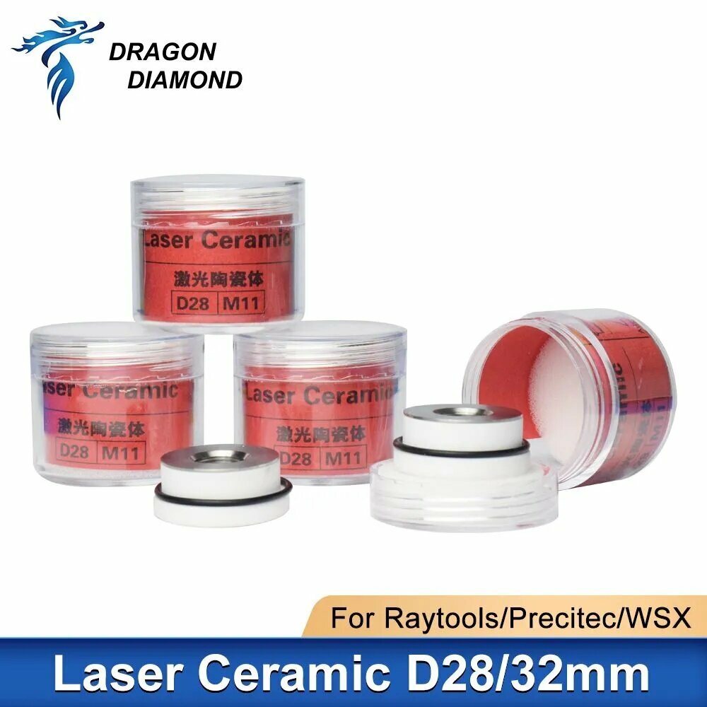 1 шт. керамический держатель сопла диаметром D28 мм для деталей головки лазерной сварки Precitec WSX Raytools