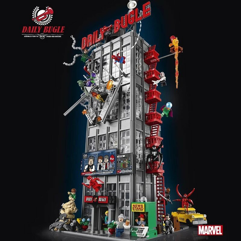 Игровой набор Lego Marvel Superhero "Spider-Man" 76178, строительный блок, серый