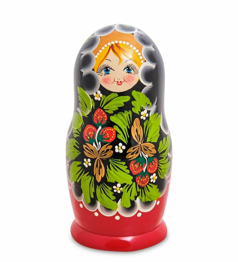 Матрешка 5м "Клубничка" МР-43/35 Народные промыслы Дерево липа, краски, лак