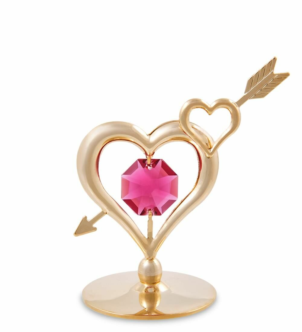 Фигурка Сердце со стрелой с цв. кр. A978445 Crystal Temptations, Металл, кристалл