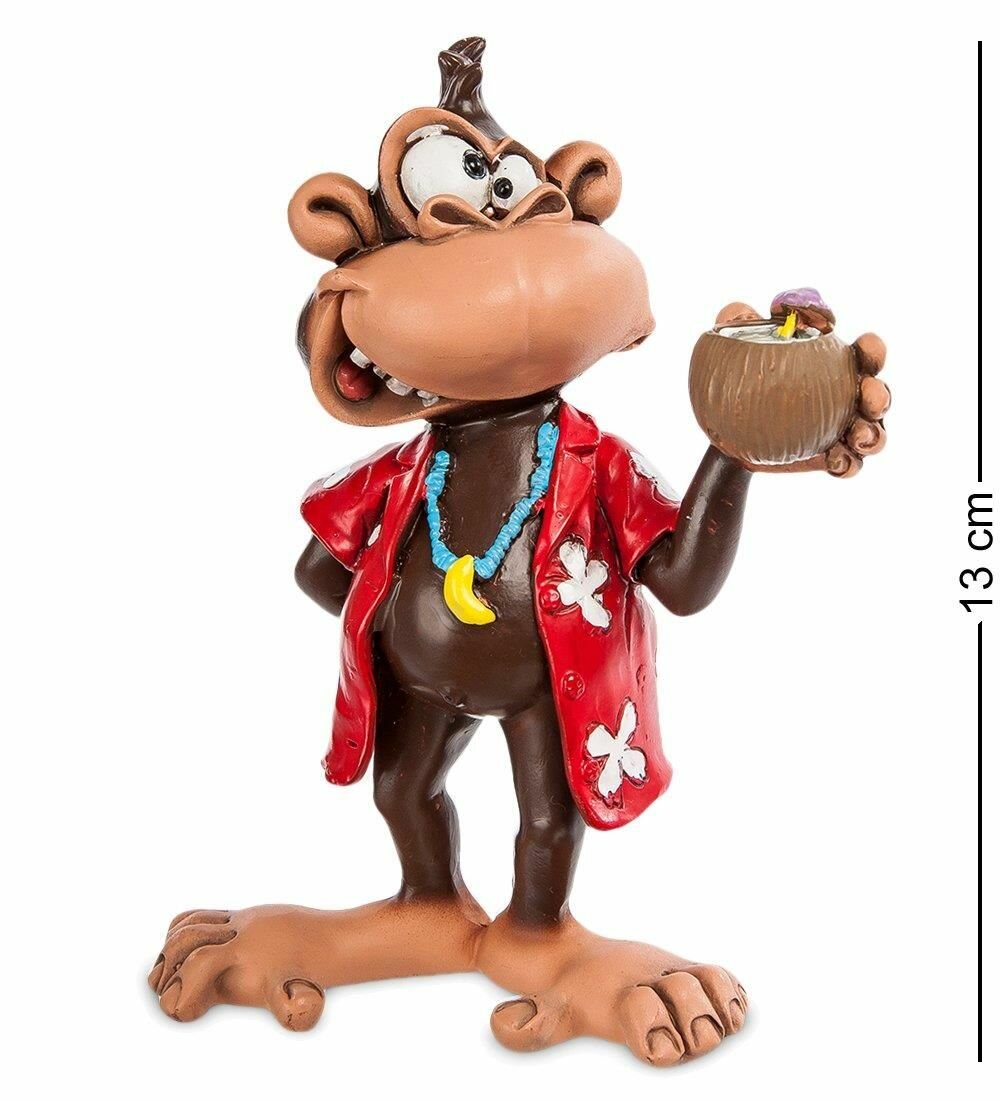 Фигурка Обезьяна Кокосовый рай (W.Stratford) A2050219 The Comical World of Warren Stratford, Полистоун