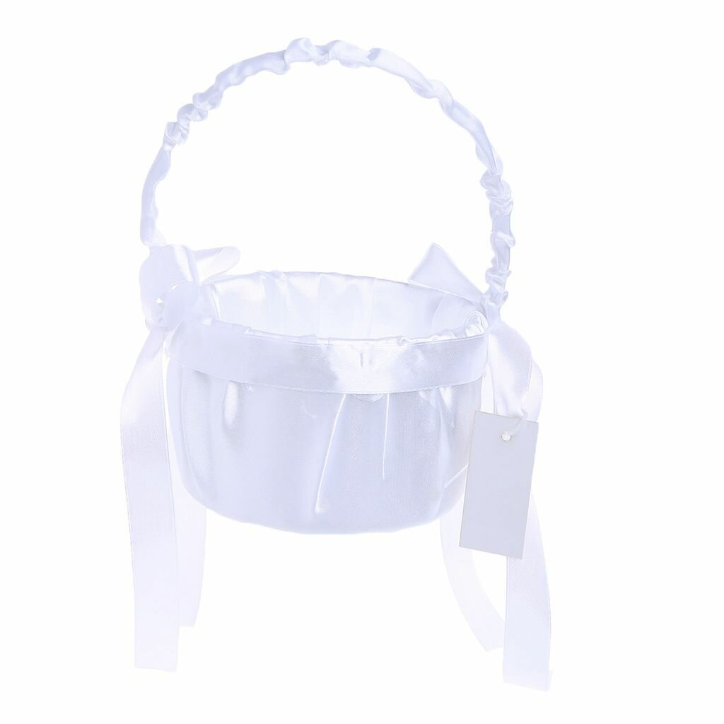 Свадебная цветочная корзина "Девушка-роза" с ручкой для хранения конфет