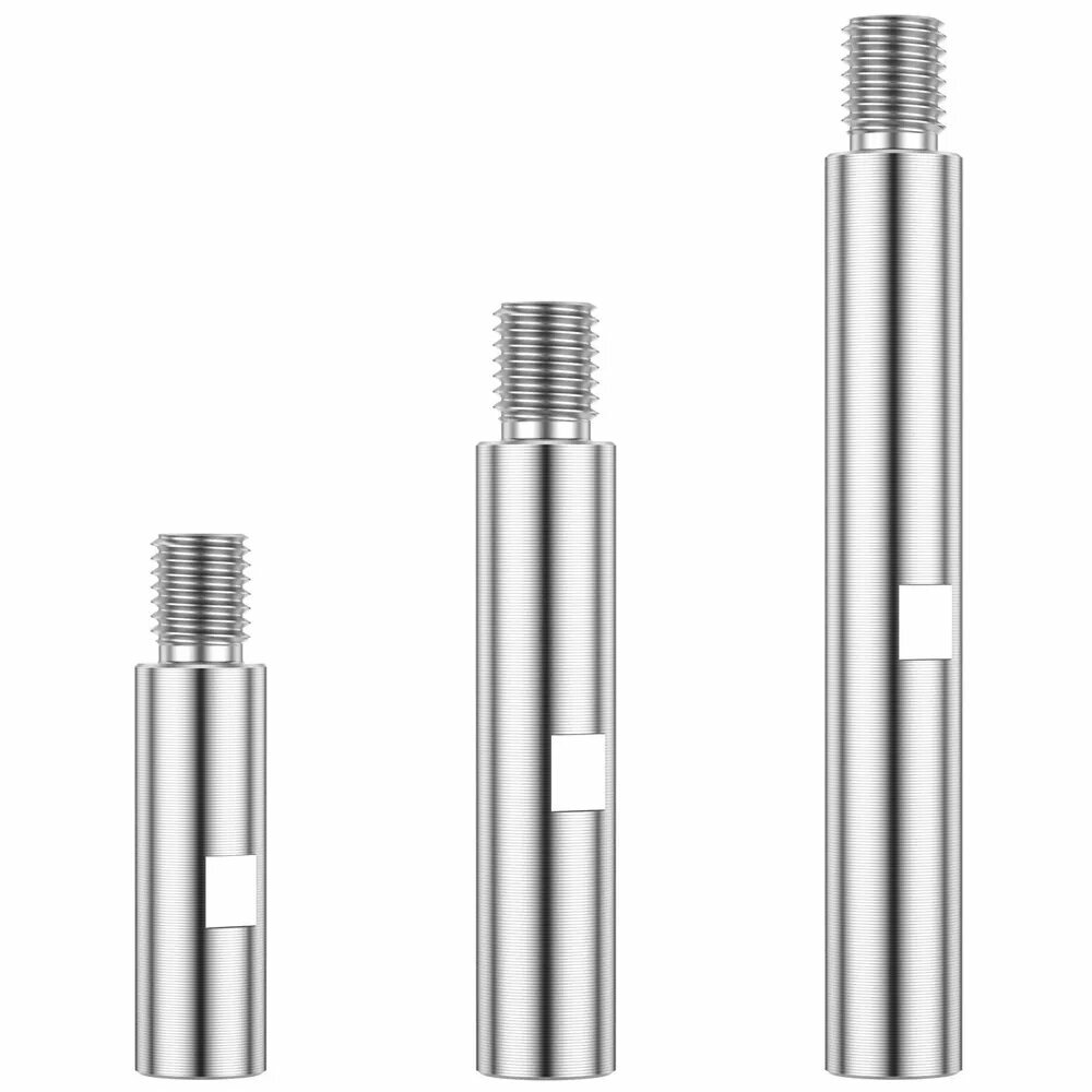3 шт. M14 Удлинительный стержень для угловой шлифовальной машины 75/100/140 мм Резьбовой адаптер Полировальная подушечка шлифовального соединения Полировщик