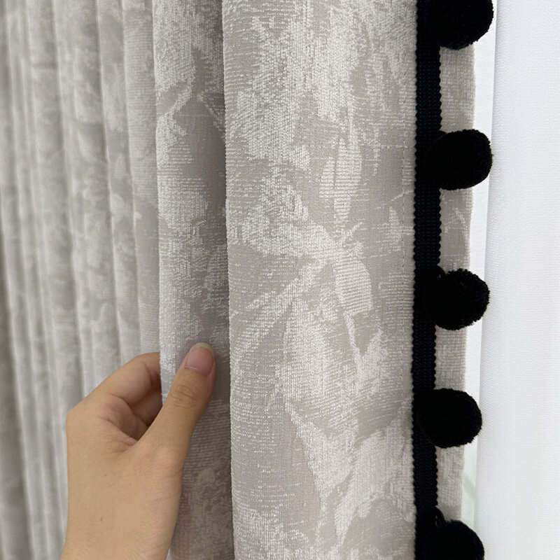 Новые французские ретро шторы из шенилла с эффектом затемнения, высококачественные легкие люксовые шторы для гостиной и спальни