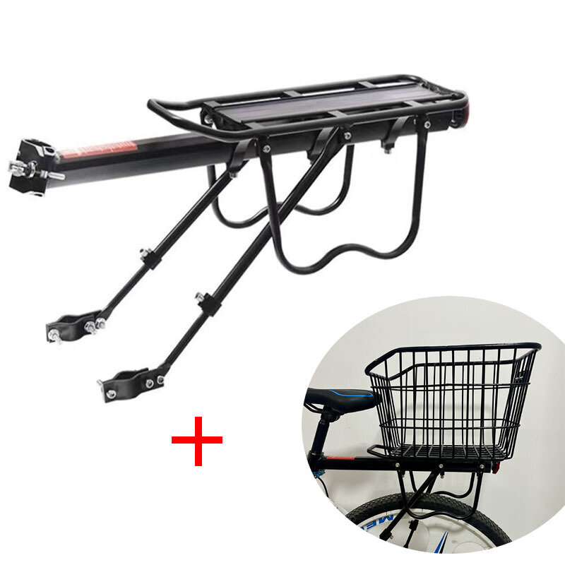 Задний багажник для горного велосипеда, универсальный велосипедный багажник, задний сиденье, задний каркас, детская корзина для заднего сиденья