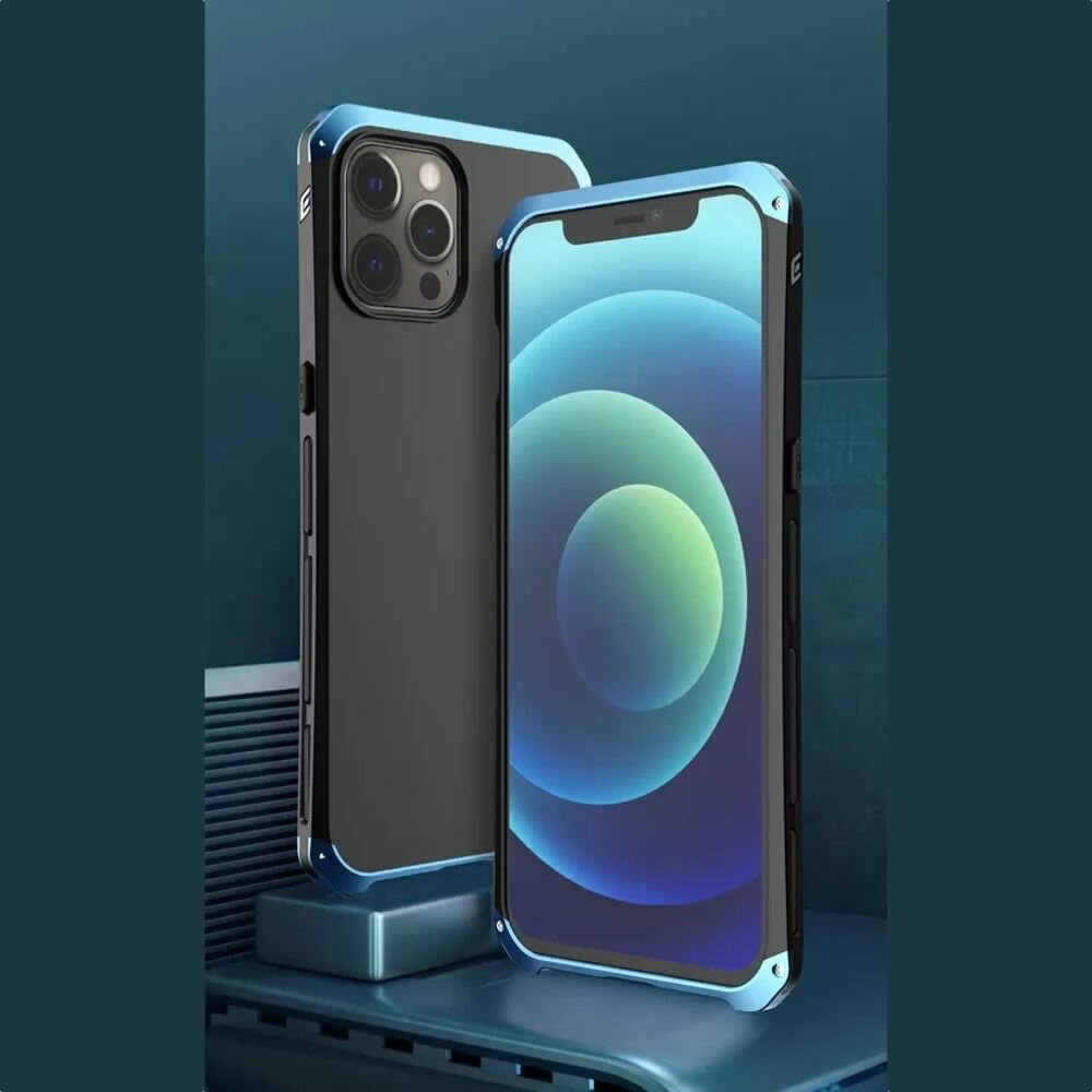 Чехол iPhone 12 Pro Max Element Box синий — надёжная защита смартфона