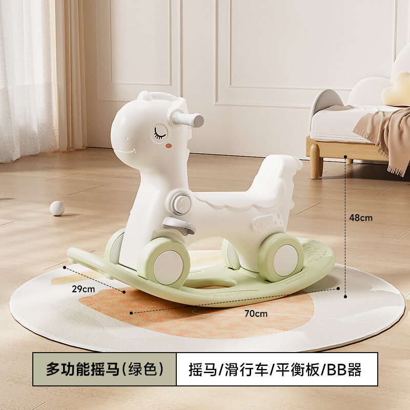 Детская качалка, игрушка-качалка для детей, качалка и каталка 2-в-1, детская качалка для домашнего использования, анти-падение