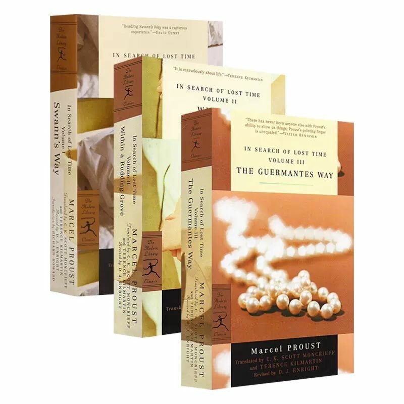 In Search of Lost Time 1-3 Marcel Proust
