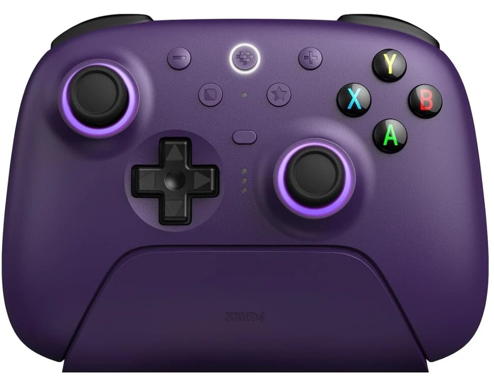 Геймпад беспроводной 8BitDo Ultimate 2 фиолетовый, черный, USB Type-A, Bluetooth, радиоканал