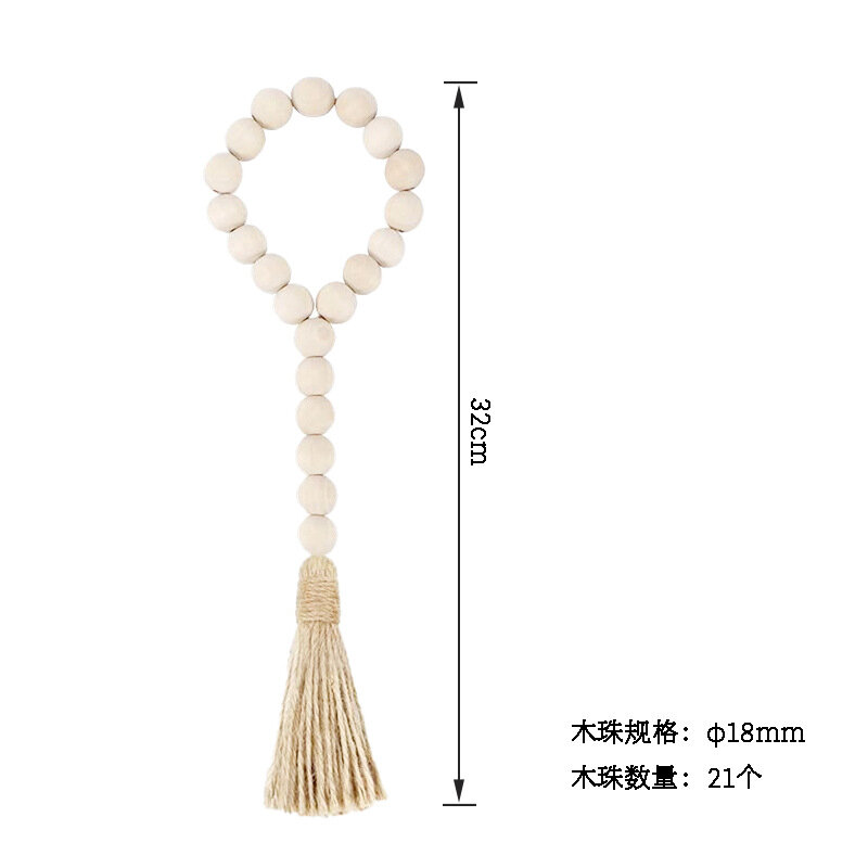 Ins Трансграничные северные бревна шпагат шпагат из бисера из дерева DIY украшения ручной работы настенные украшения