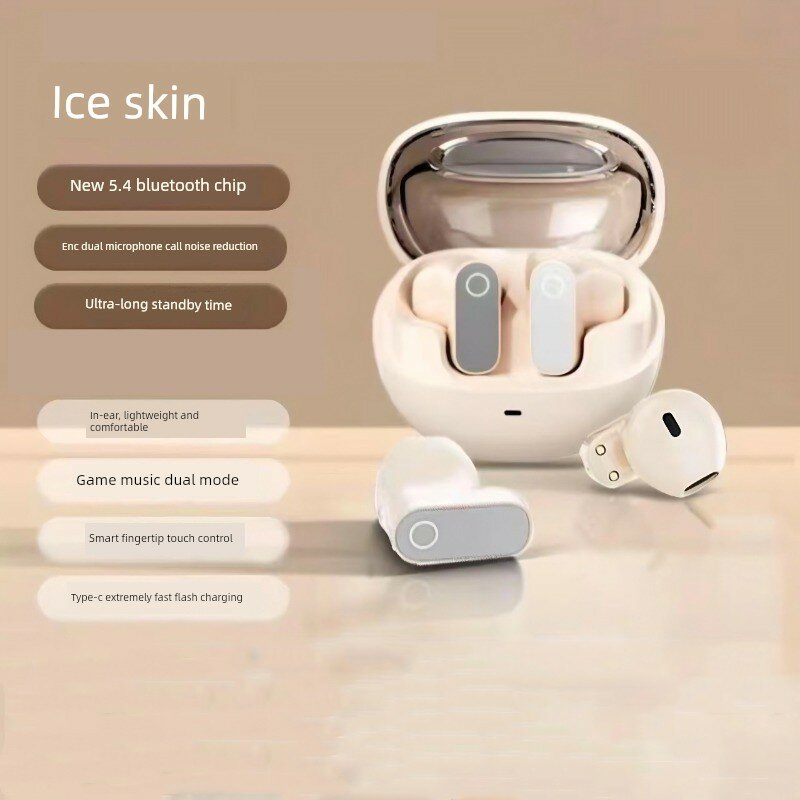 Новые Bluetooth-наушники с короткой ручкой, спортивные полувнутриканальные наушники, высококачественное прослушивание