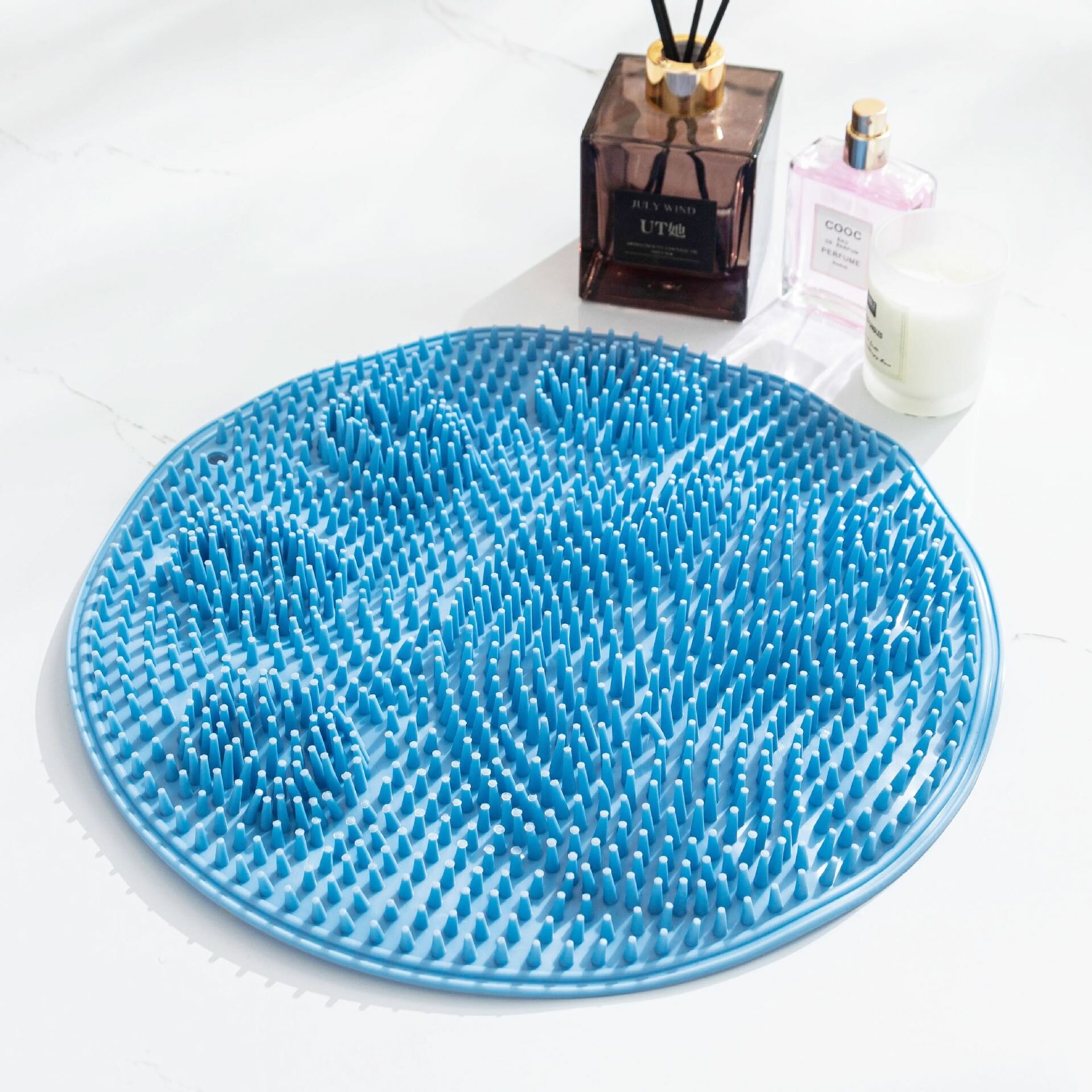 Коврик для мытья ног в ванной, щетка для ног для удаления омертвевшей кожи, большой ленивый скребок для спины с присоской