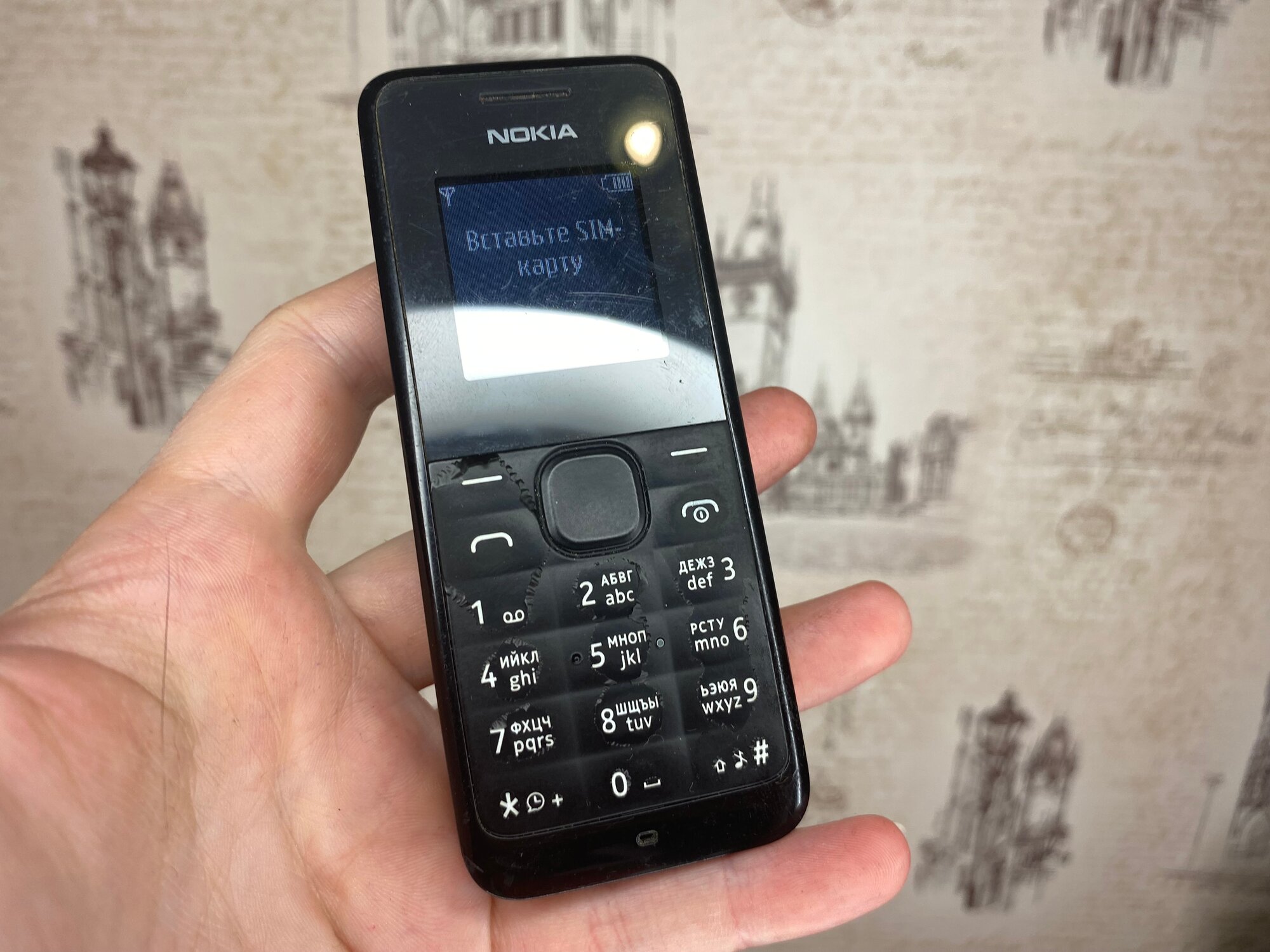 Оригинальный Б/У Retro Mania дарит ностальгию,Nokia 105