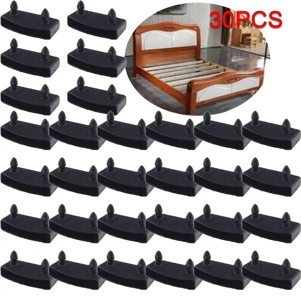 10/30 шт, пластиковые держатели для планки кровати, держатели для планки дивана-кровати, центральная крышка, замена 55 мм, удерживающая крепление, мебельные аксессуары 30X End cap