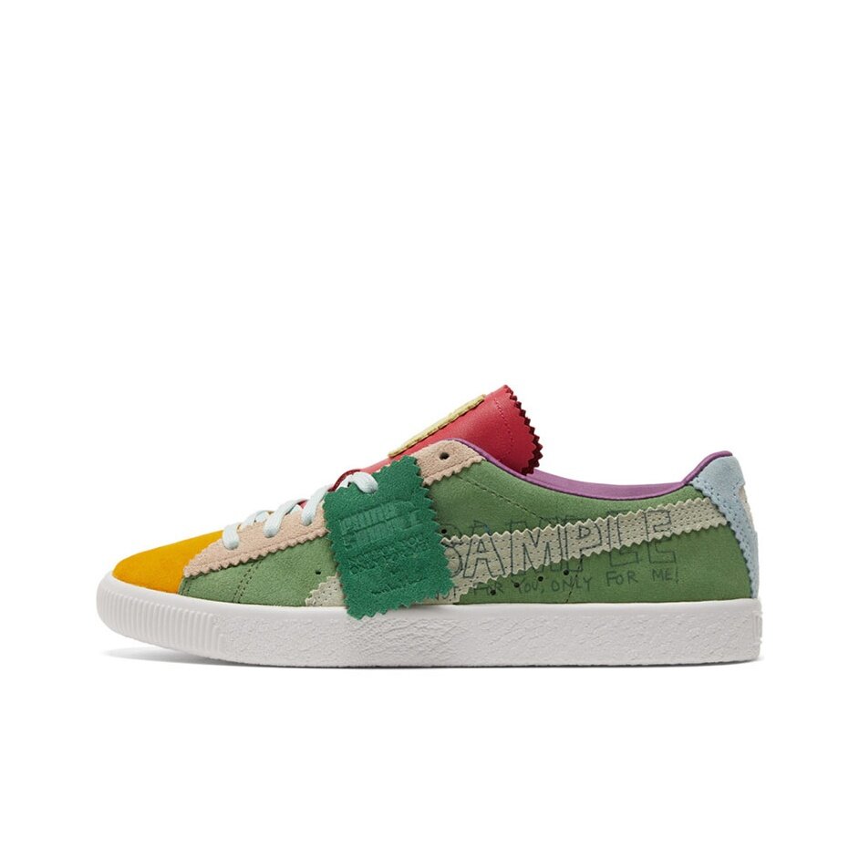 Кроссовки PUMA Suede, размер EU 36 стопа (22.5CM), зеленый/синий — фото 1