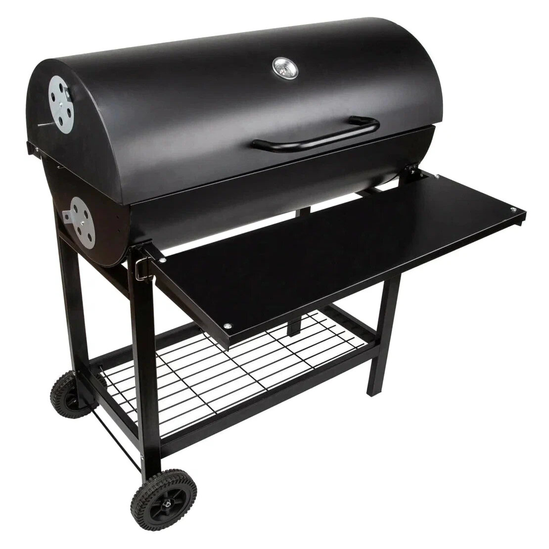 Гриль-барбекю садовый Green Glade 11100, термостат, жаростойкое покрытие, черный
