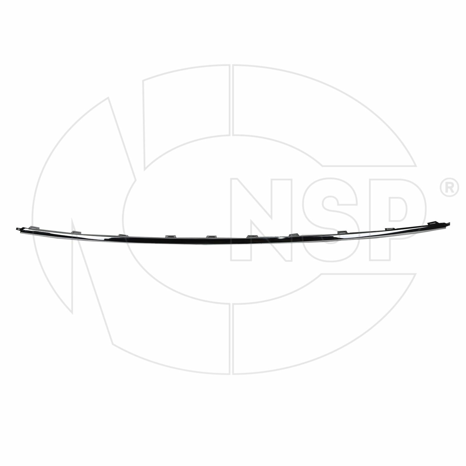 Молдинг бампера заднего центральный VOLKSWAGEN Polo V sedan (15-20) (хром), NSP NSP086RF853835A