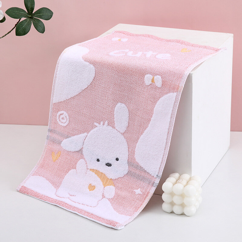 Новое милое хлопковое маленькое полотенце для лица, полотенце для рук в детском саду, домашнее полотенце для лица,