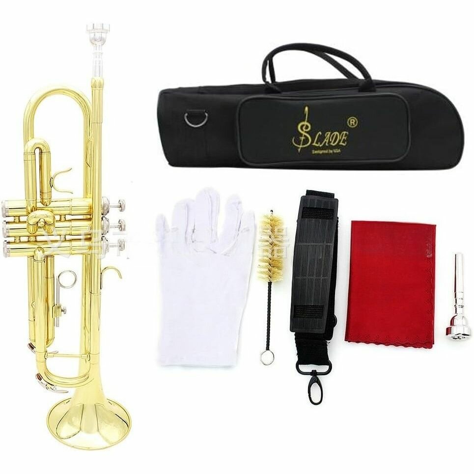 Труба си-бемоль, трехнотный инструмент для студентов и взрослых.