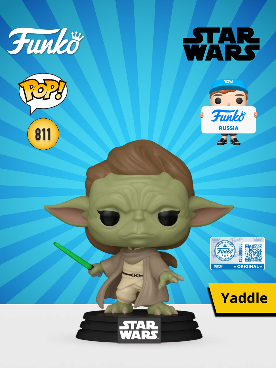 Фигурка Funko POP! Bobble Star Wars Tales of The Jedi Yaddle (Exc) (811) 88572
