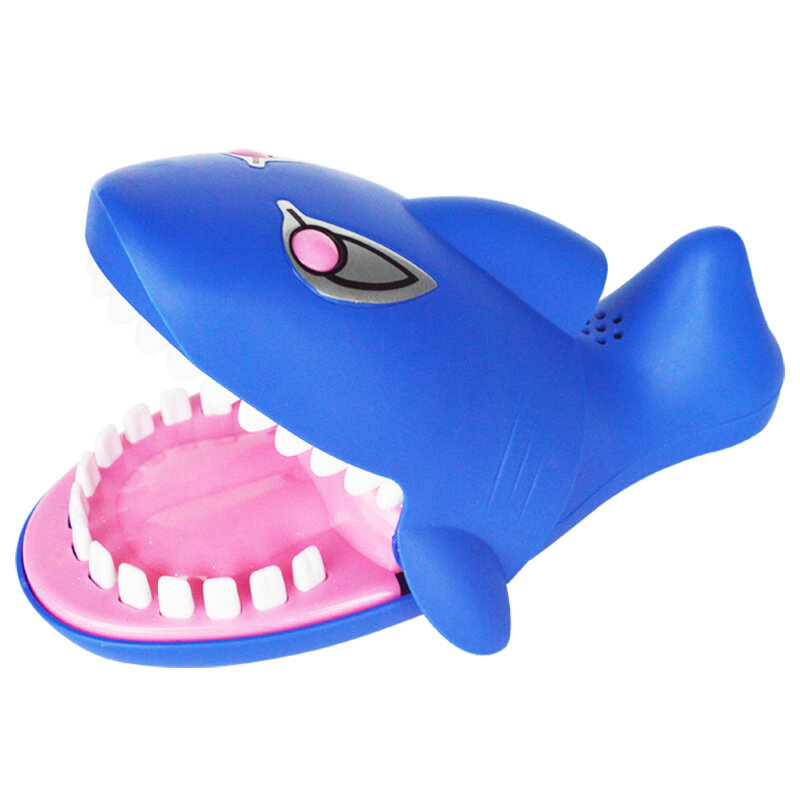 [Один кусок волос] Лерси кусает руку крокодила кусает акулу зубы игрушка кусает пальцы взрослых Скусая пальцы акулы