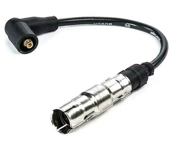 Провода высоковольтные Bosch 986356359, комплект, Audi A3, A4, VW Bora, Golf, Passat, Polo, T5 двигатель BGU, APK, AZH, AQY, AZJ