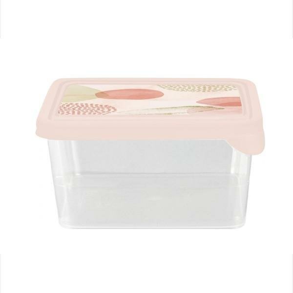 Контейнер для продуктов Plast team "Pastel", 0,45 л, квадратный