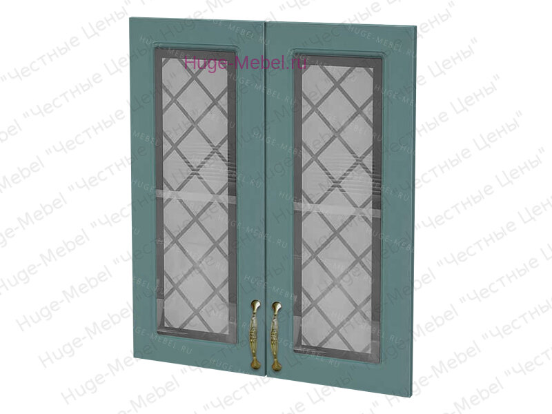 Кухонный фасад Ф-255 дуб бирюза (Модена)