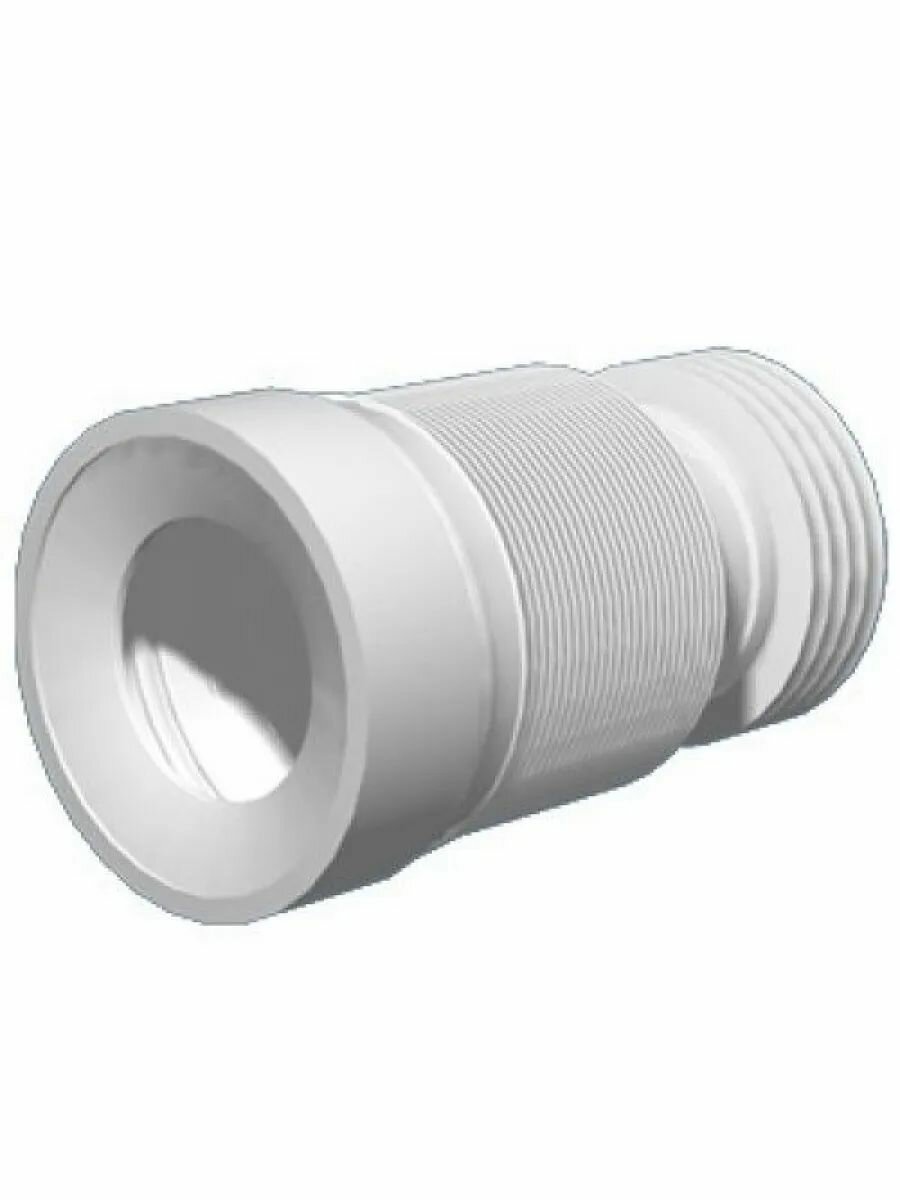 Слив для унитаза с мягкой манжетой и гибким выпуском 110мм код K828 АНИ пласт (4шт. в упак.)