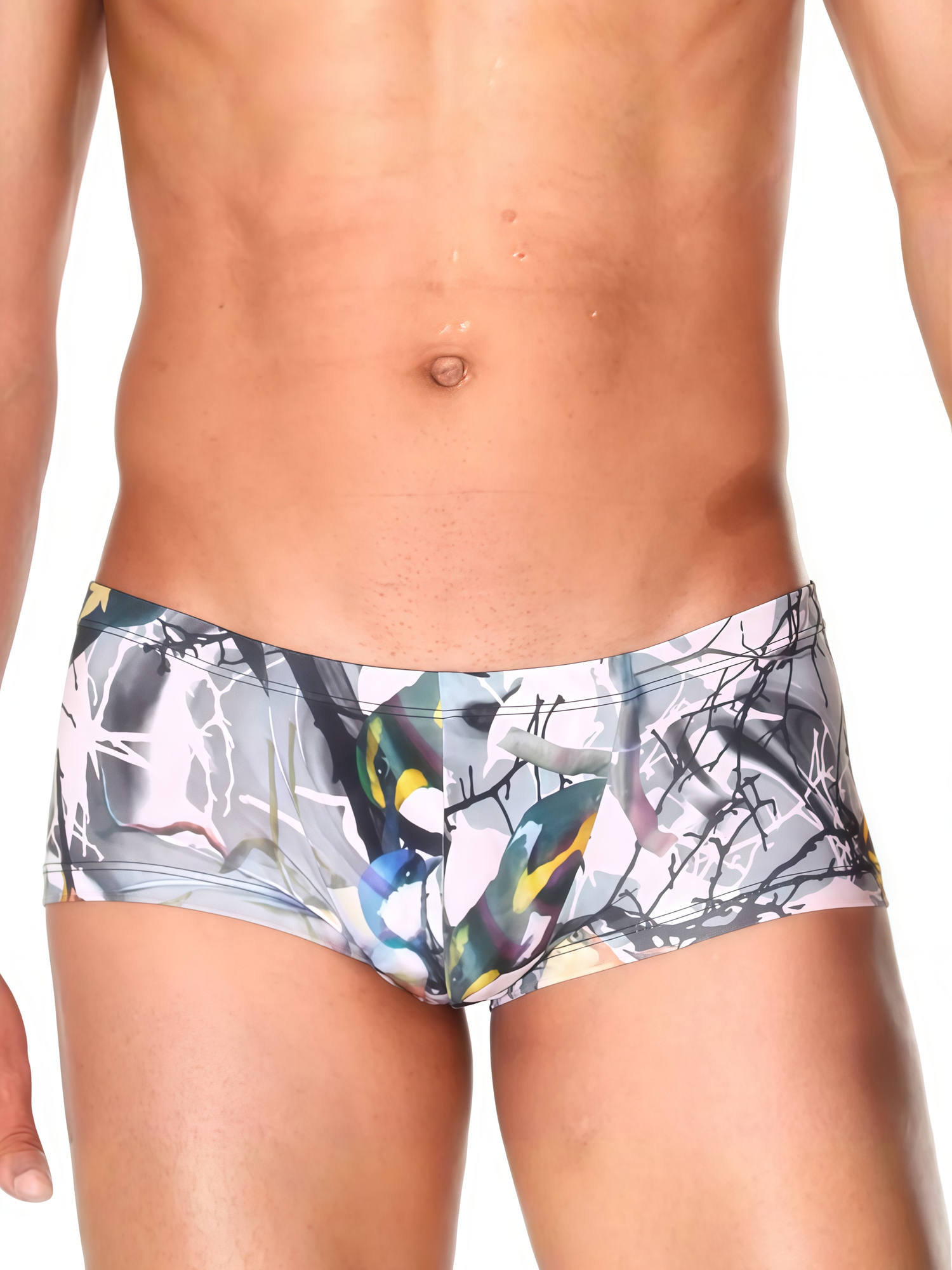 Мужские трусы боксеры серые с принтом Cosmos Colors TW30_BBY XL (50)