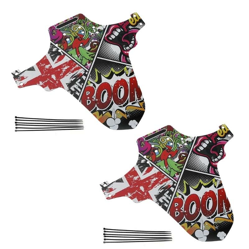 Комплект крыльев для велосипеда передний и задний, Стиль C