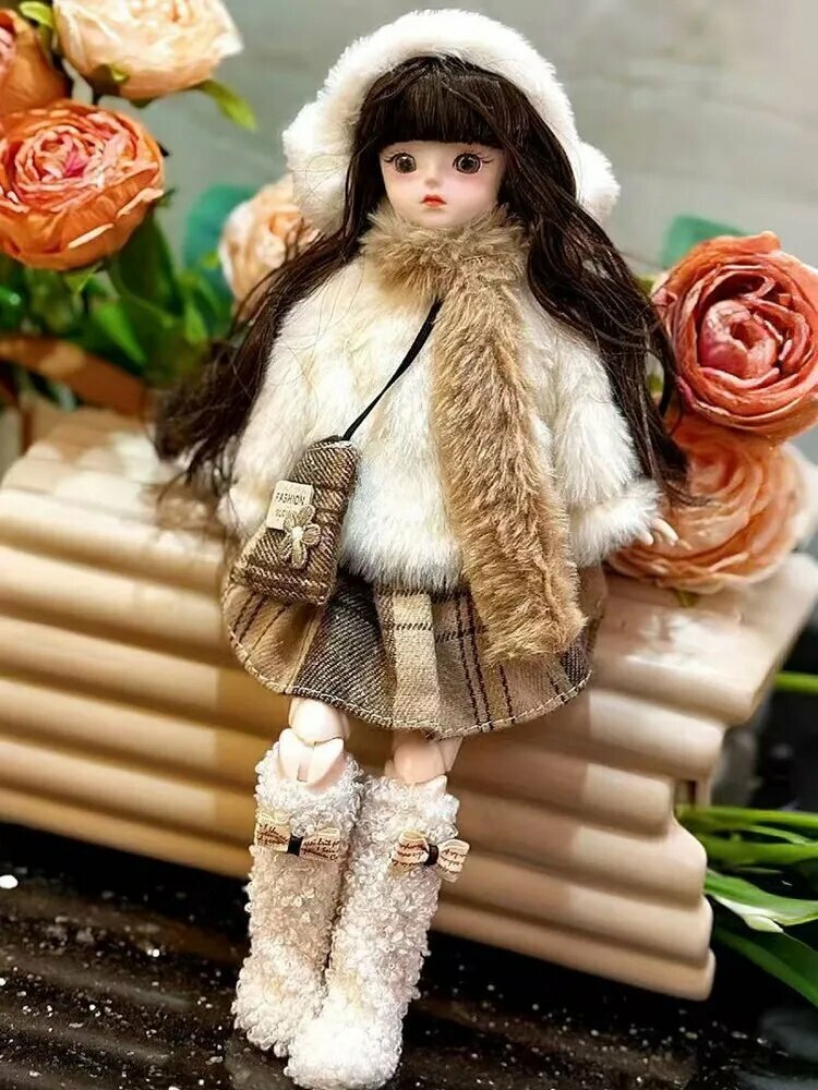 Кукла шарнирная для девочки BJD 31см Новый год День рождение