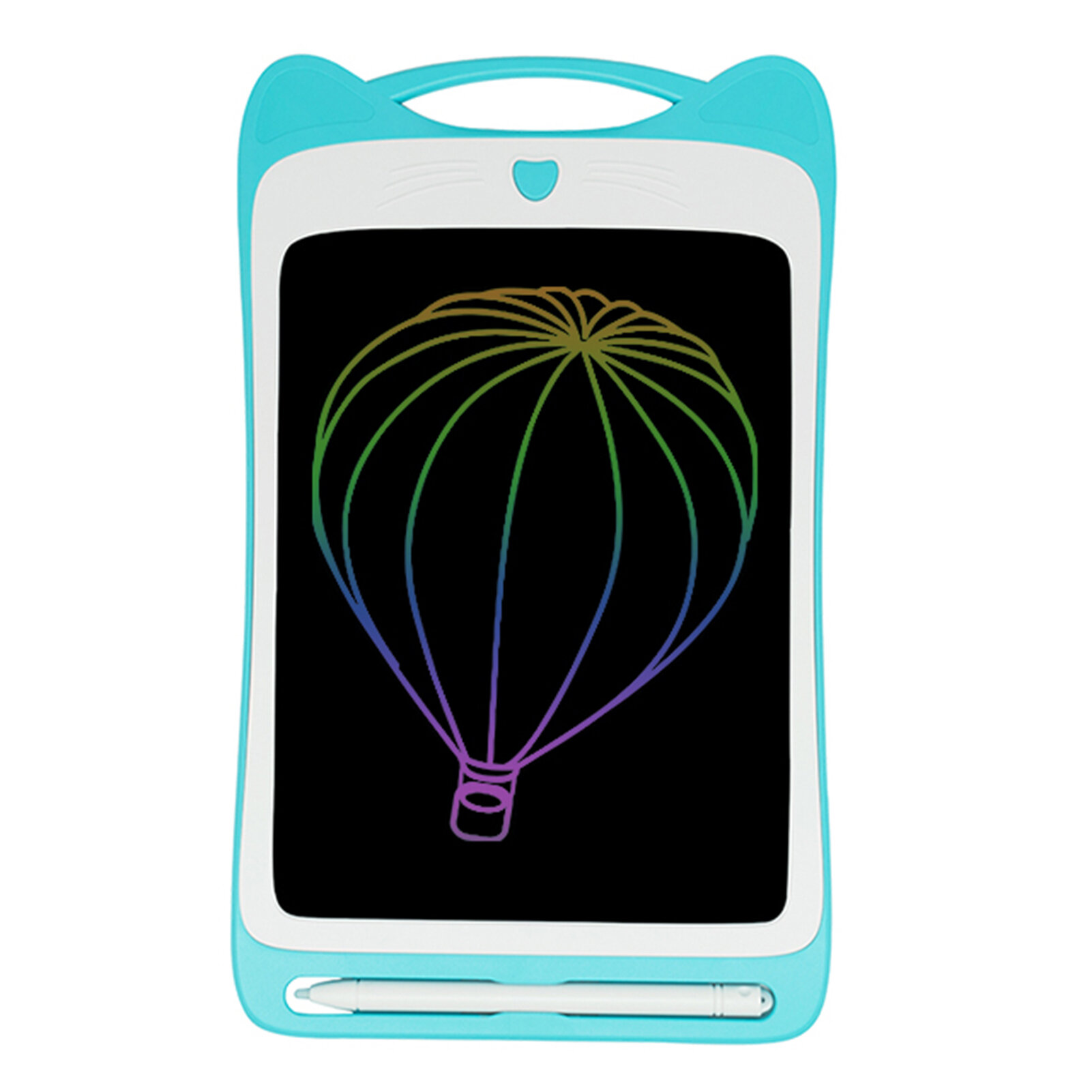 LCD Writing Tablet 8.5 Inch, экран цветной, чертежная доска для детей, планшет для цифрового рисования, подходит для обучения, игрушка в подарок, размер экрана 8.5 дюймов, материал ABS, цвет синий, розовый (выбор), источник питания кнопочная батарейка