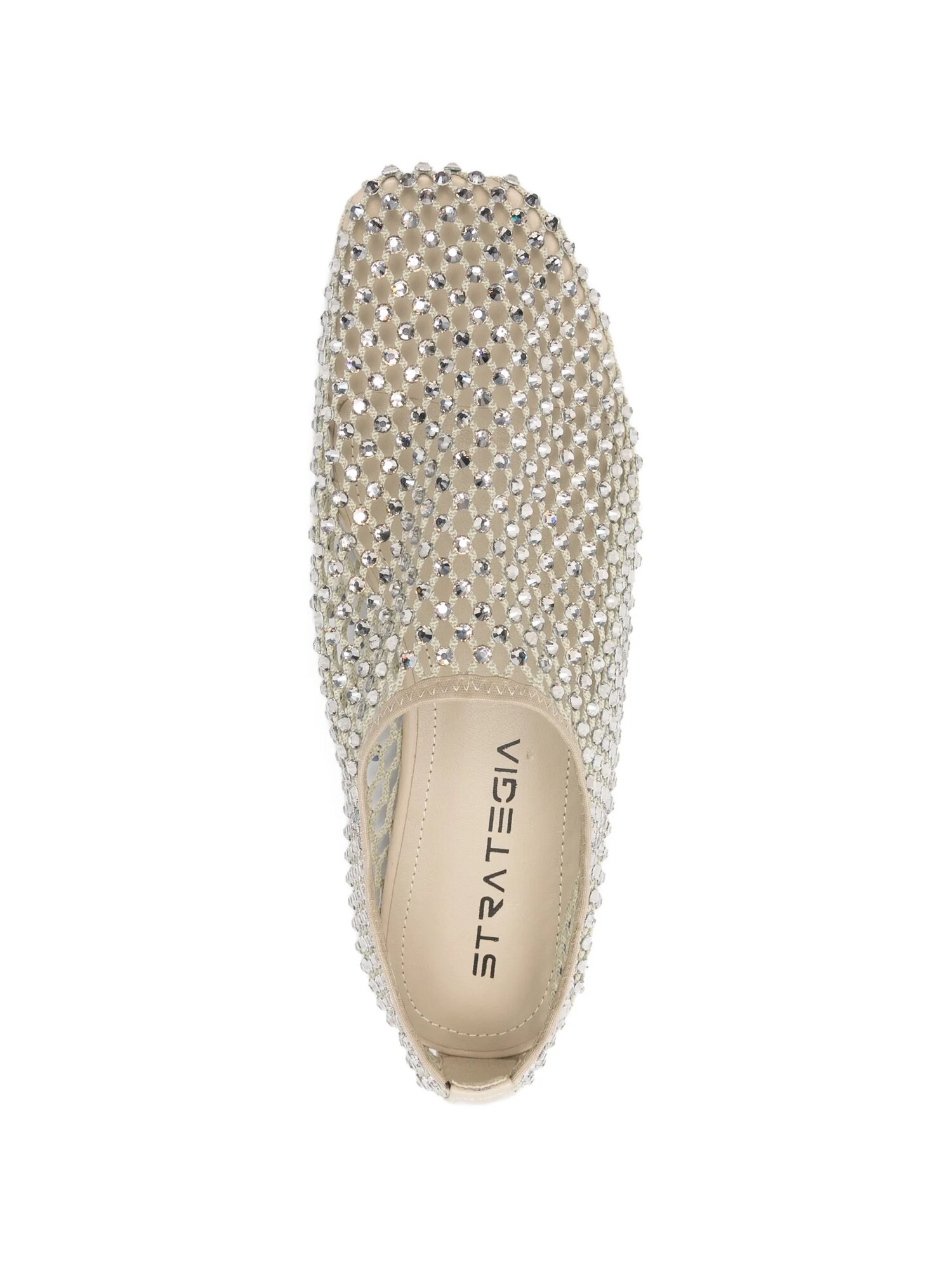 Балетки STRATEGIA Rhinestone-embellished ballet flats, размер 37 — фото 1