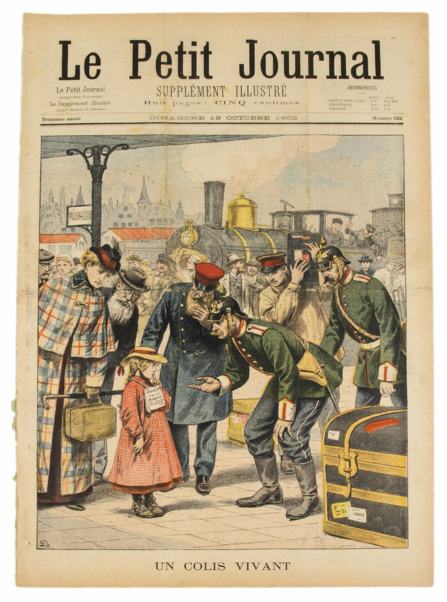 Газета "Le Petit Journal" выпуск № 622 от 19 октября 1902