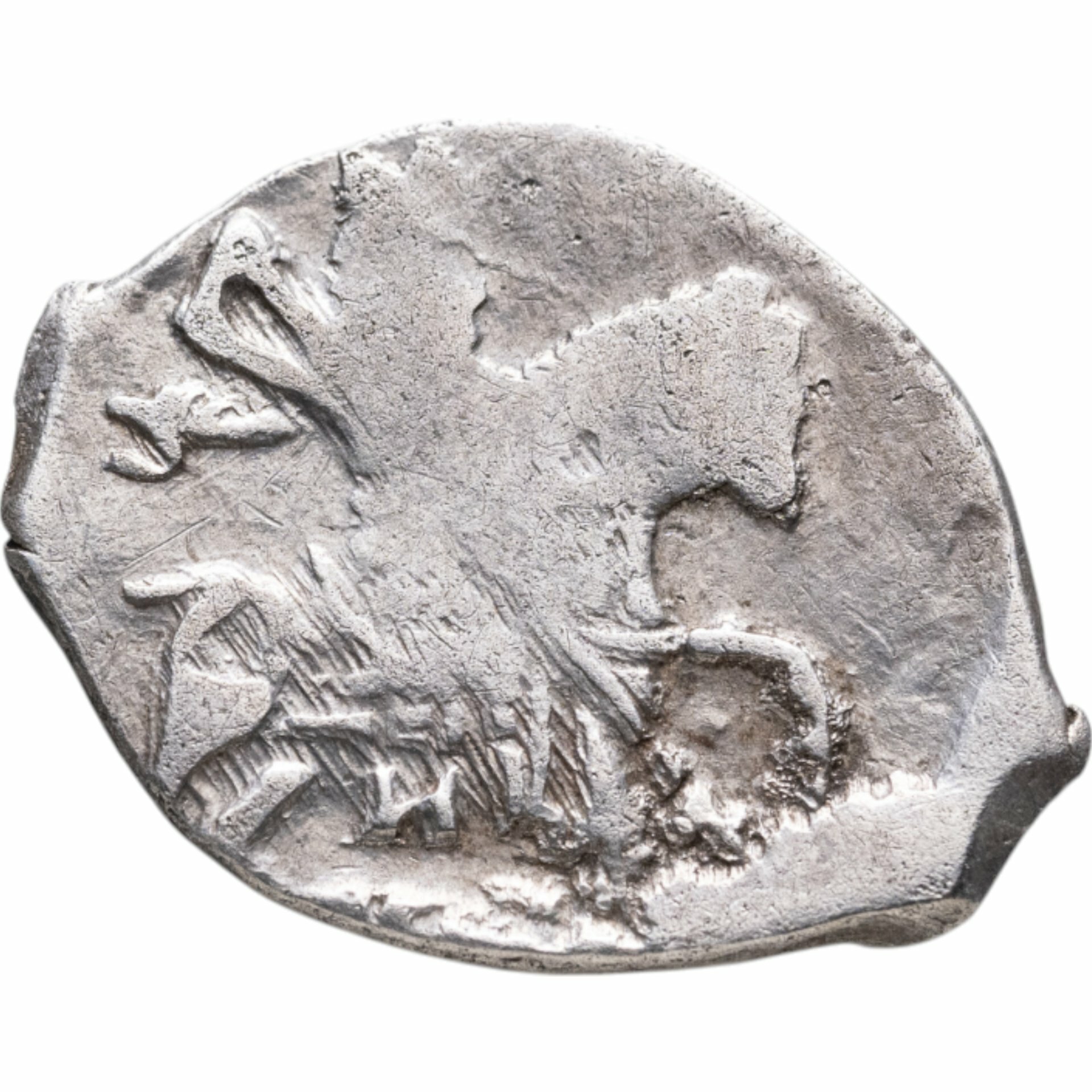 Василий IV Шуйский Смута Копейка чекан Новгорода HPFI R9, Серебро, в сохранности F-VF