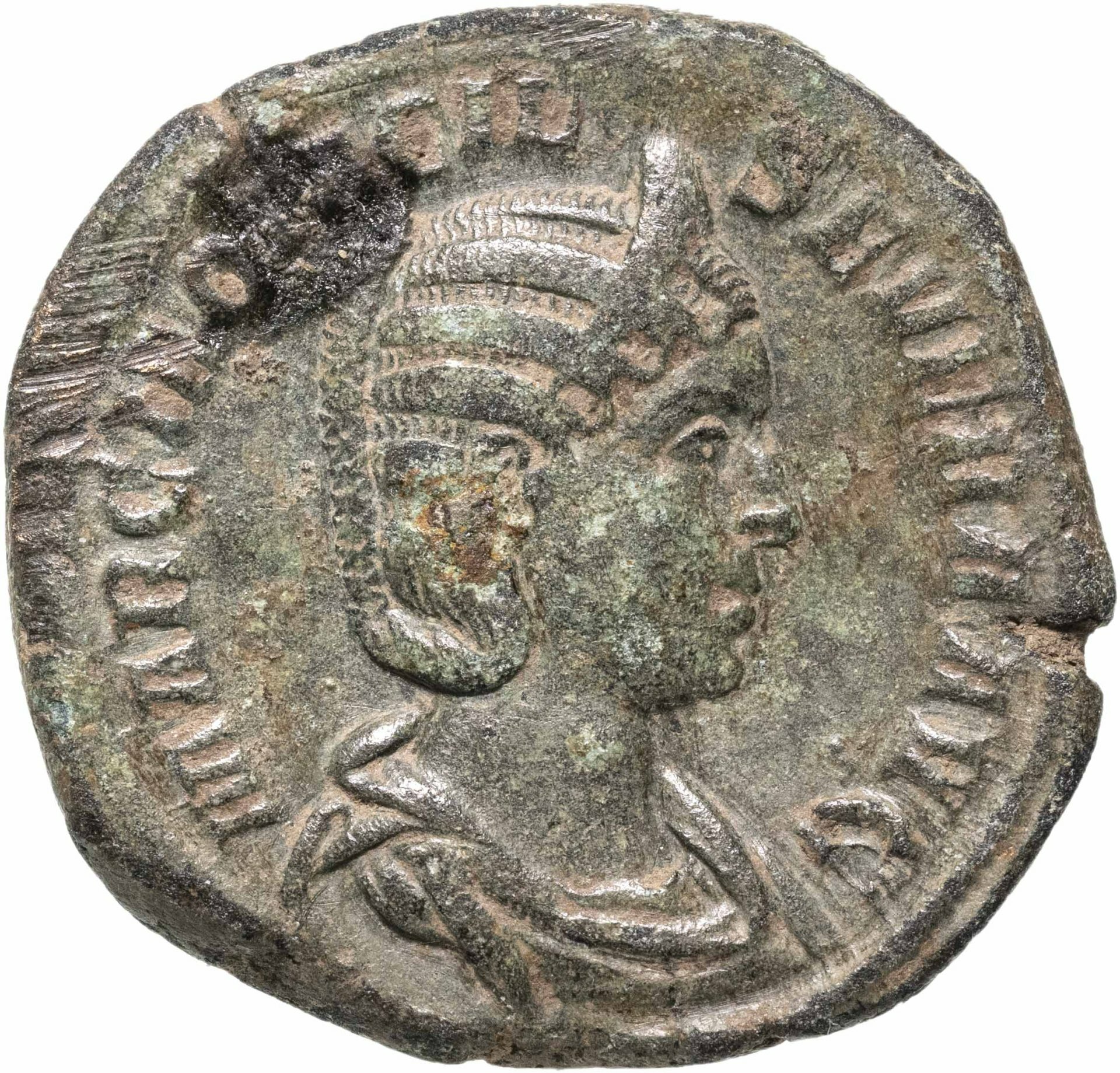 Римская империя, Отацилия Севера, жена Филиппа I Араба, Сестерций , Бронза, в сохранности XF