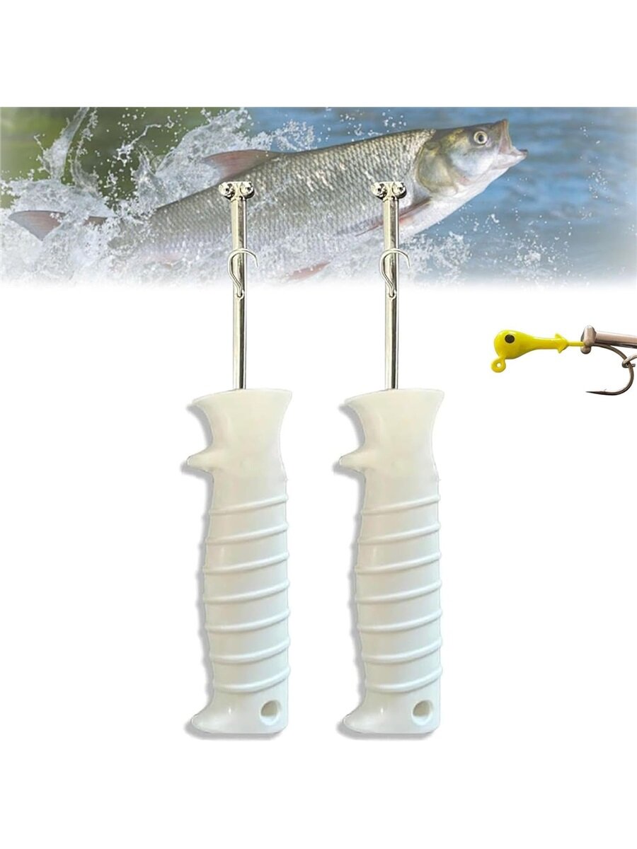 Экстрактор крючков для рыбалки: безопасное извлечение крючков, нержавеющая сталь, портативный 21.5 см