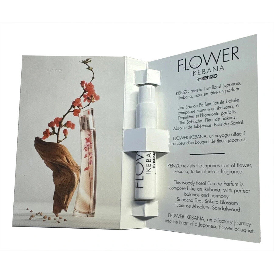 Парфюмерная вода Kenzo Flower Ikebana миниатюра 1 мл / Пробник духов Кензо Флауэр Икебана / Цветок Икебана